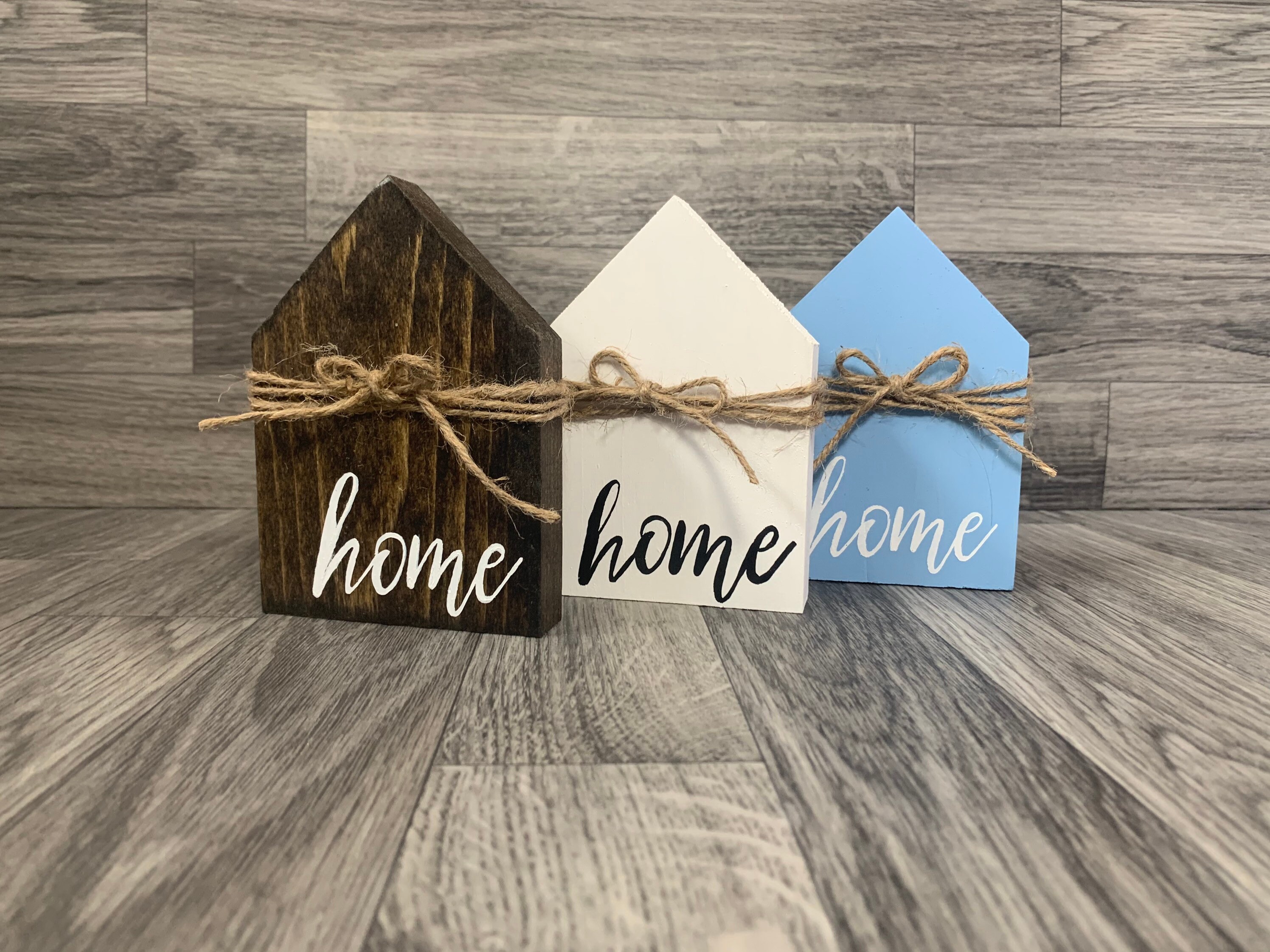 House Shaped Sign, Wood House Sign, Signs for Home, Farmhouse Home Sign ...