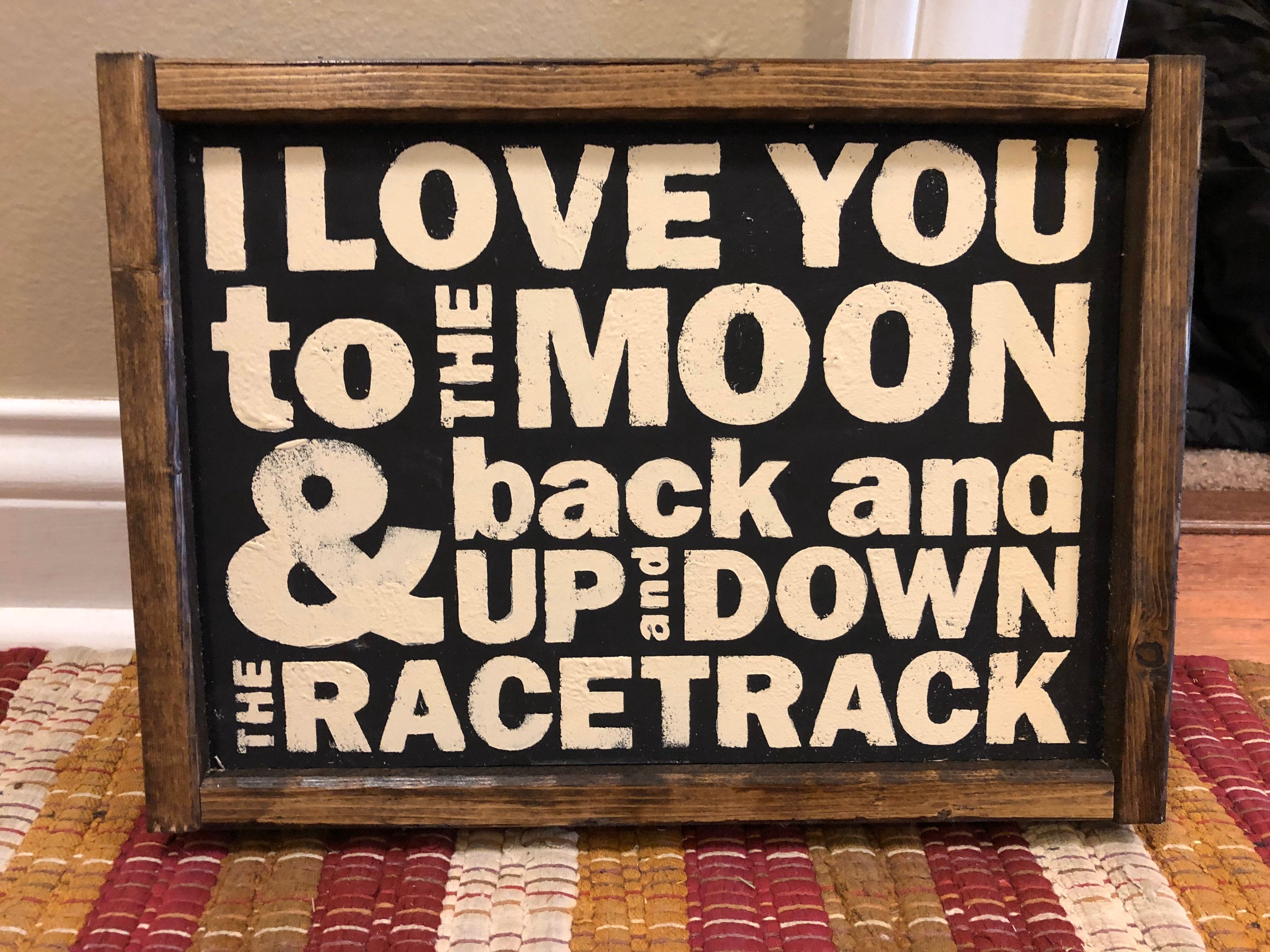 Racing Sign - Etsy