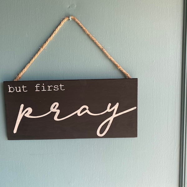 Pray First - Etsy