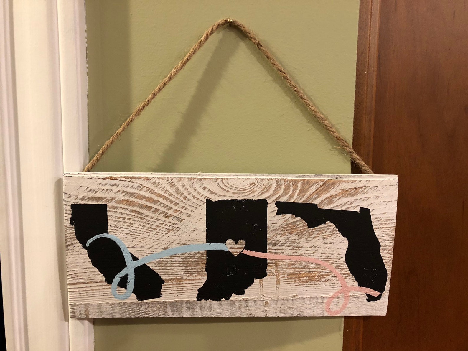 Pick Your State Couples Sign. Personalized Hometown Sign - Etsy