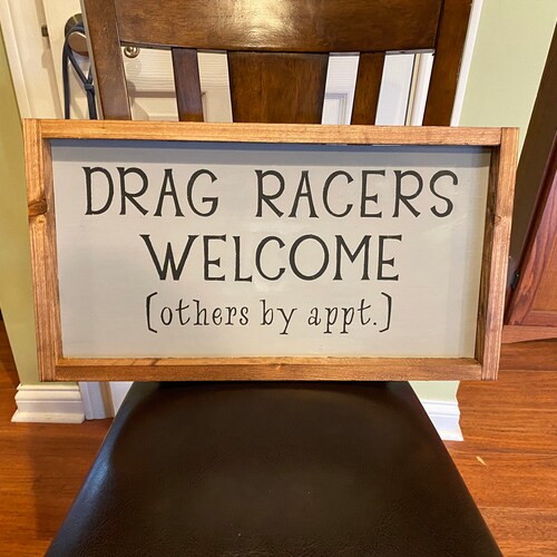Farmhouse Drag Racing Sign - Etsy