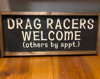 Farmhouse Drag Racing Sign - Etsy