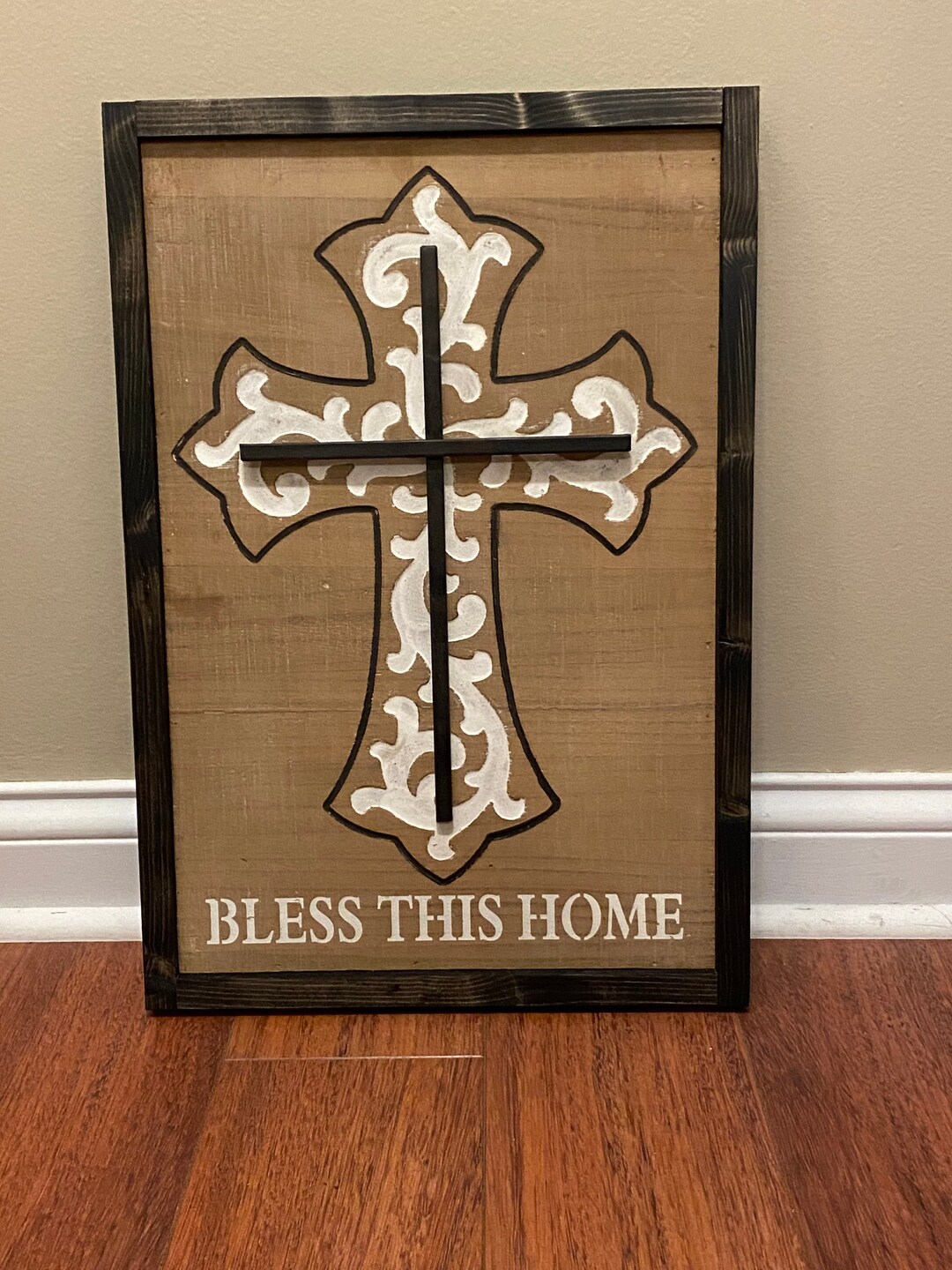 Rustic Cross Sign Old Rugged Cross - Etsy