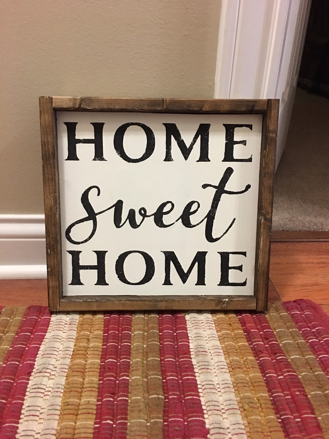 Farmhouse Home Sweet Home Sign - Etsy