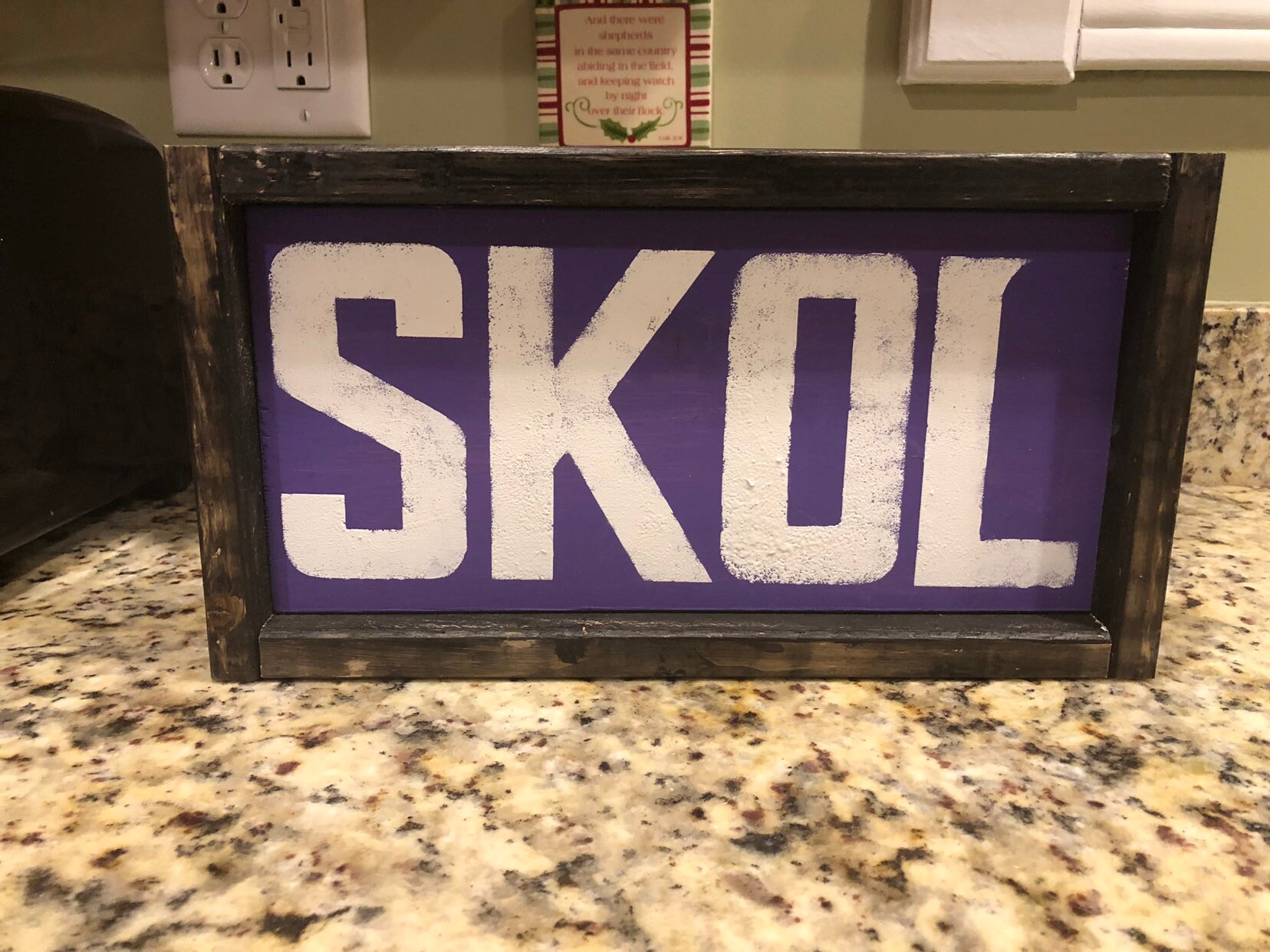 Farmhouse Minnesota Vikings Skol Sign - Etsy