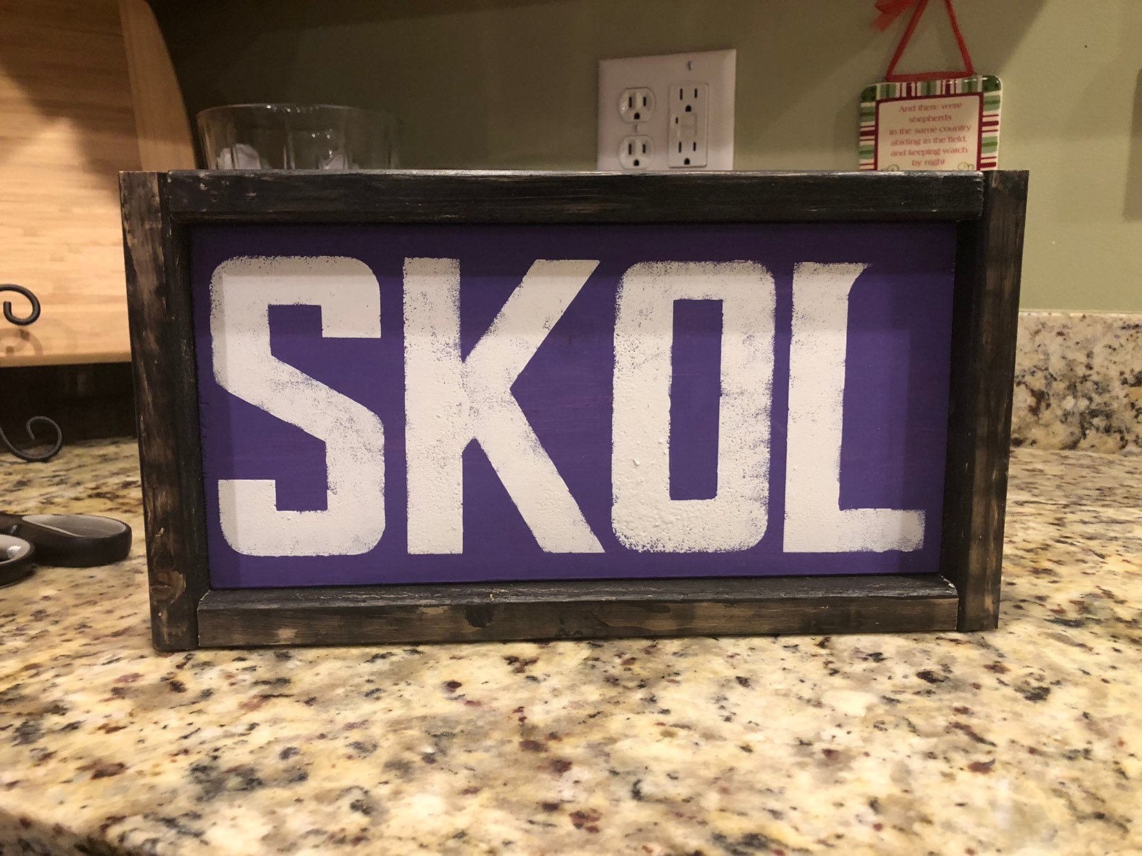 Farmhouse Minnesota Vikings Skol Sign - Etsy