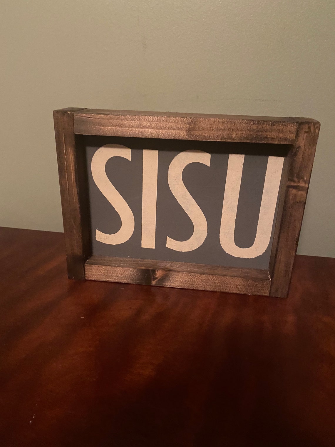 Farmhouse Finnish Sisu Sign | Etsy
