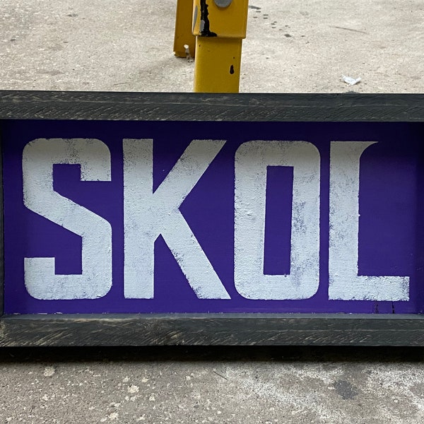 Skol Sign - Etsy