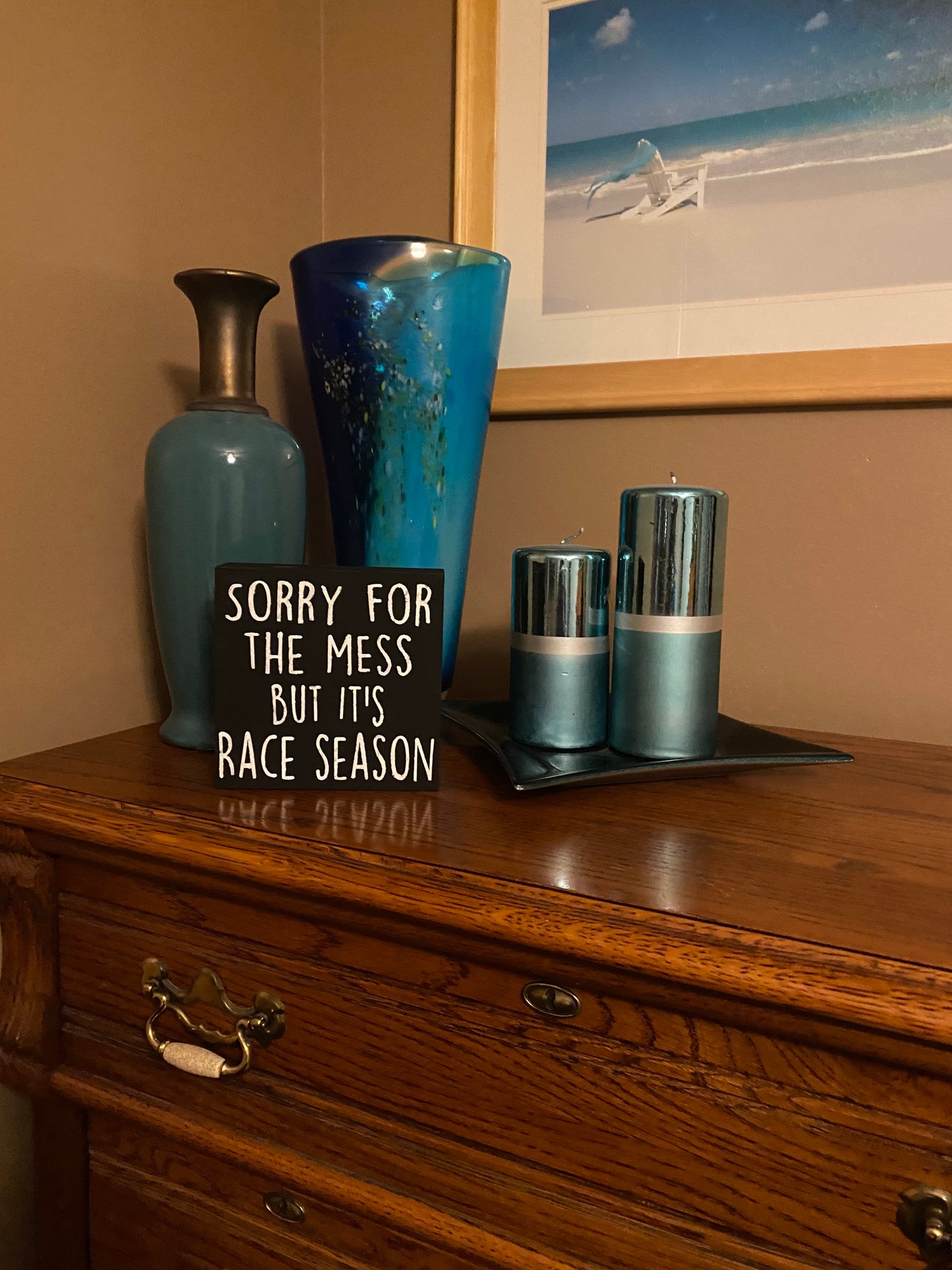 Farmhouse Racing Sign Kitchen Racing Sign - Etsy