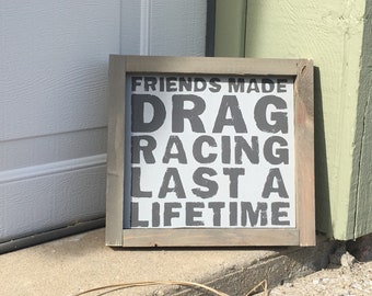 Farmhouse Drag Racing Sign Personalized. | Etsy