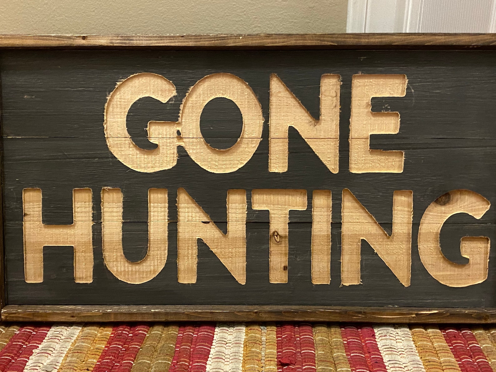 Gone Hunting Sign Good for a Cabin - Etsy