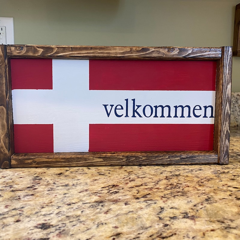 Velkommen Sign - Etsy