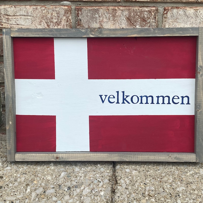 Velkommen Sign - Etsy