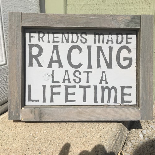 Farmhouse Drag Racing Sign Personalized. - Etsy