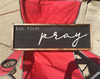 Pray First Sign - Etsy