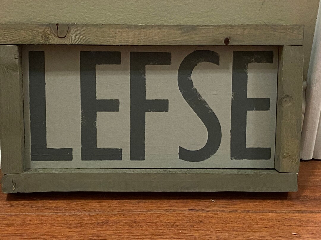 Farmhouse Norwegian Lefse Sign - Etsy