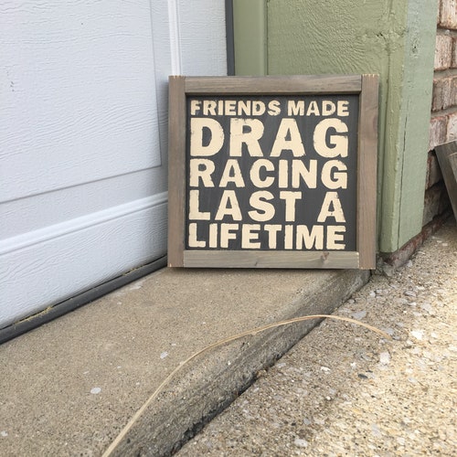 Farmhouse Drag Racing Sign Personalized. - Etsy