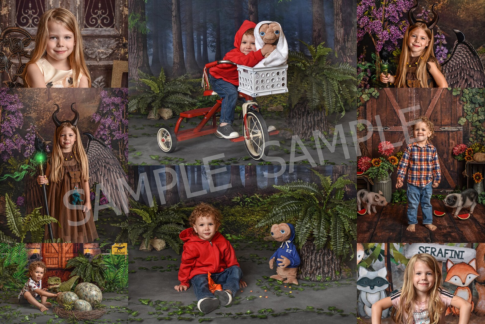 BORDERLESS Photo Collage Templates 20x30 Inches Adobe - Etsy