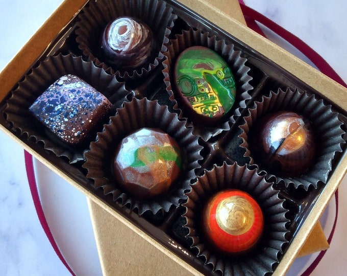 Cosmic Caramel Bonbons Gay Pride Pride Chocolate Valentine - Etsy