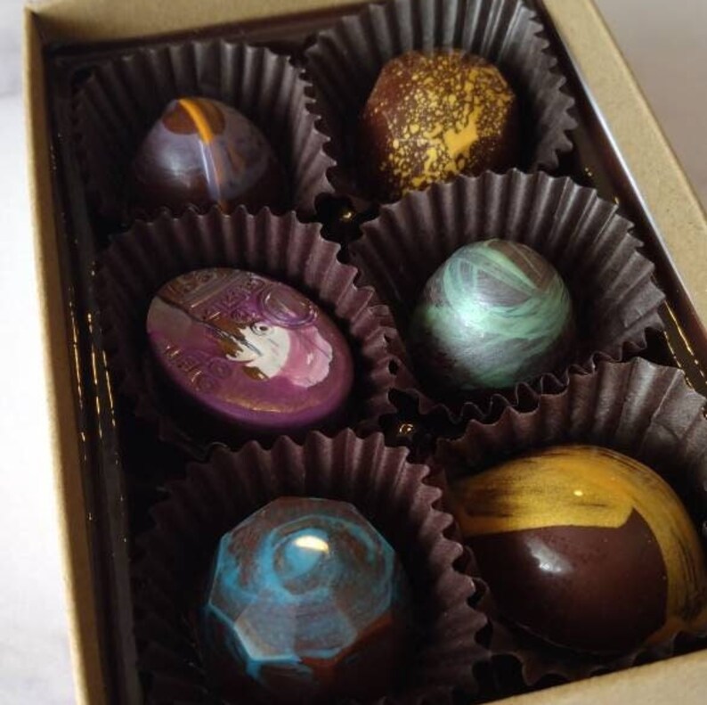 Classic Truffle Collection Hand Painted Truffles Dark and - Etsy