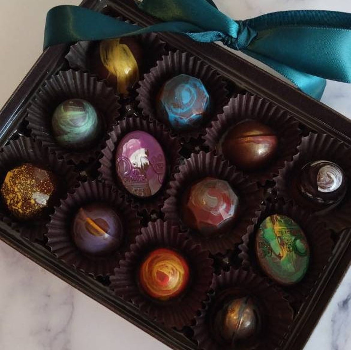 Signature Chocolate Truffle Gift Box Hostess Gift - Etsy