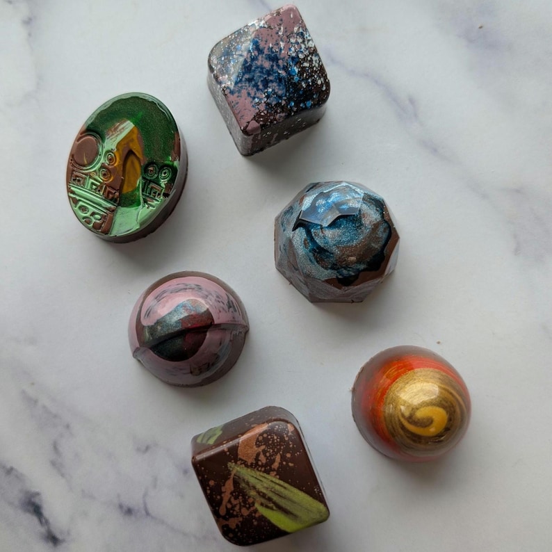 Modern Truffle Collection- Hand Painted Bon Bons, Award Winning Nut ...