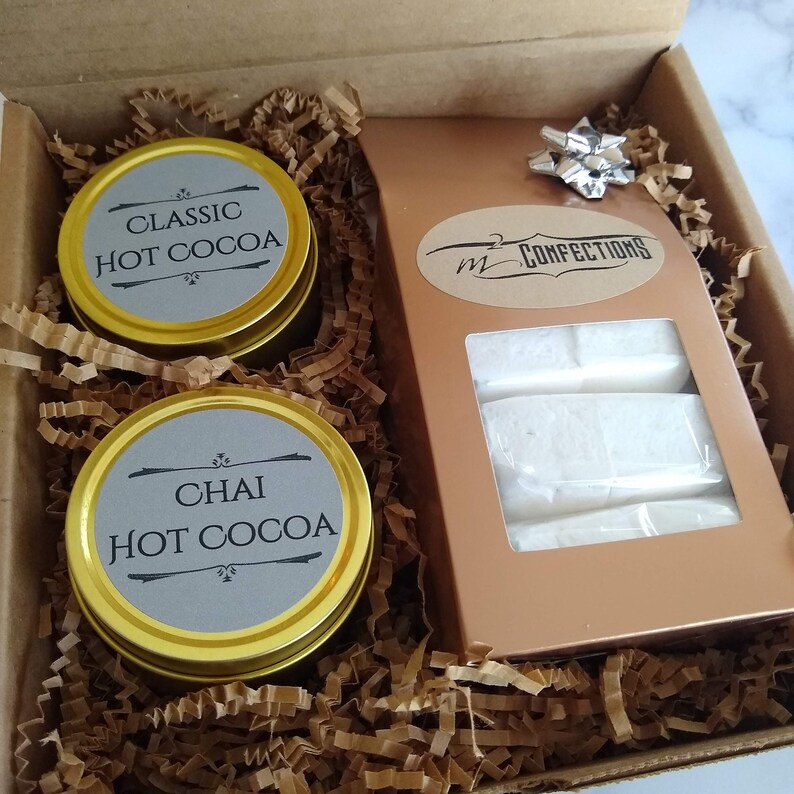 Deluxe Gourmet Hot Cocoa and Marshmallows Choice of Two Hot | Etsy