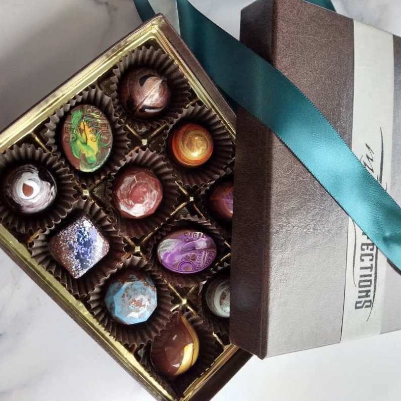Signature Chocolate Truffle Gift Box Hostess Gift Holiday - Etsy