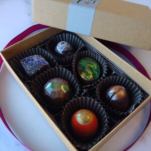 Contemporary Truffle Collection Hand Painted Bon Bons, Award Winning ...