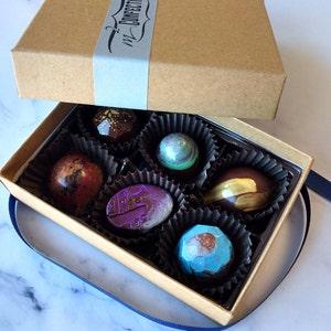 Classic Truffle Collection Hand Painted Truffles, Chocolate Bon Bons ...