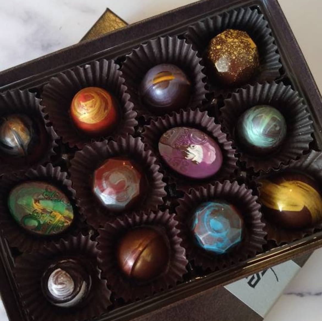 Signature Chocolate Truffle Gift Box Hostess Gift Christmas - Etsy