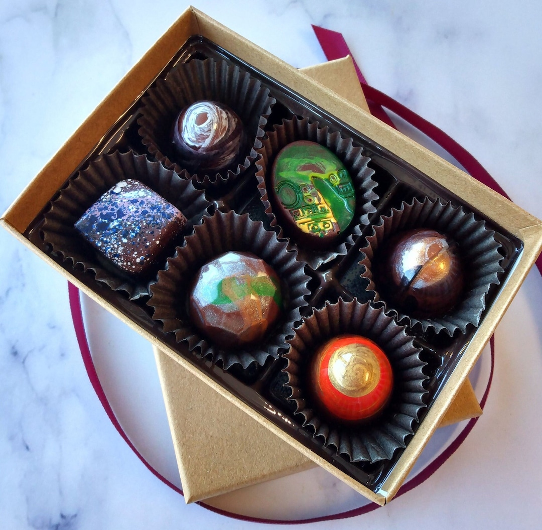 Contemporary Truffle Collection Hand Painted Bon Bons, Award Winning ...