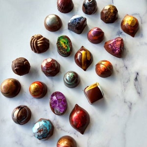 Classic Truffle Collection Hand Painted Truffles Chocolate - Etsy