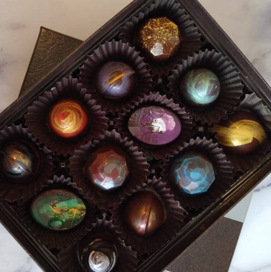 Signature Chocolate Truffle Gift Box Hostess Gift - Etsy