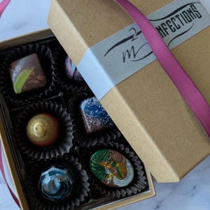 Modern Truffle Collection- Hand Painted Bon Bons, Award Winning Nut ...