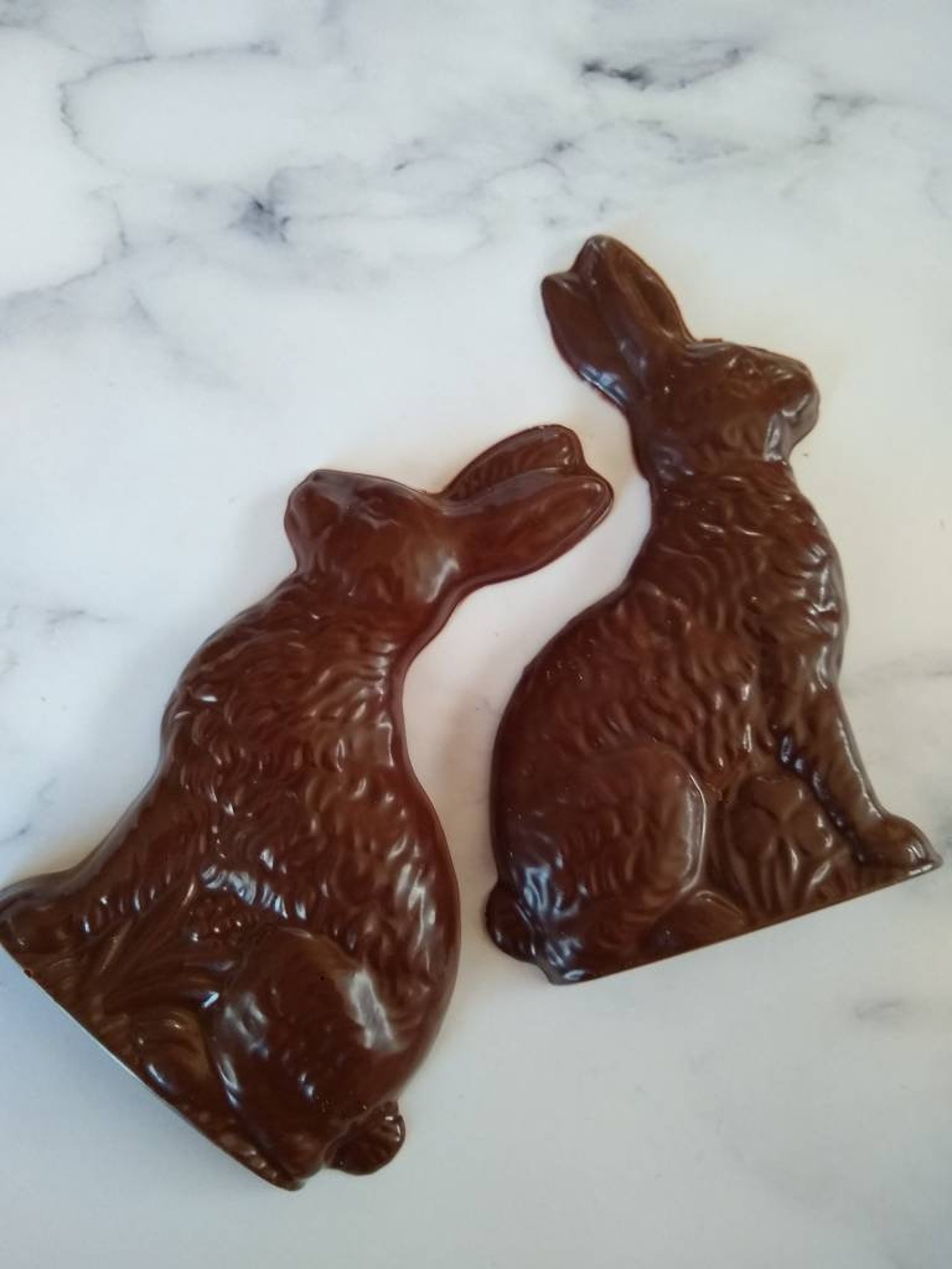 Dark Chocolate Easter Bunny Solid Bunny Dark Chocolate | Etsy