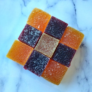 Tart Passion Fruit Pate De Fruit, Fruit Candy, Gummy Candy, Vegetarian ...