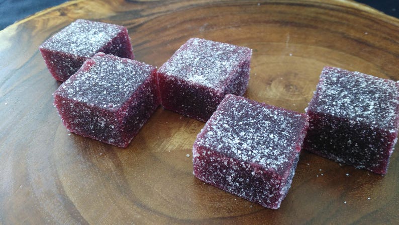 Raspberry Pate De Fruit, Pectin Jelly, Vegetarian Candy, Holiday Candy ...
