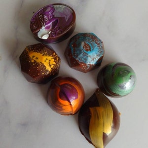 Classic Truffle Collection Hand Painted Truffles Dark and - Etsy