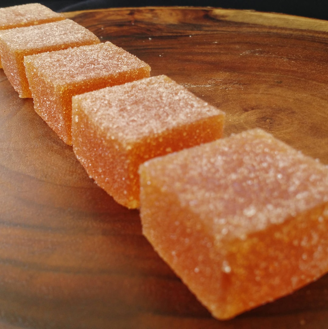 Tart Passion Fruit Pate De Fruit, Fruit Candy, Gummy Candy, Vegetarian ...