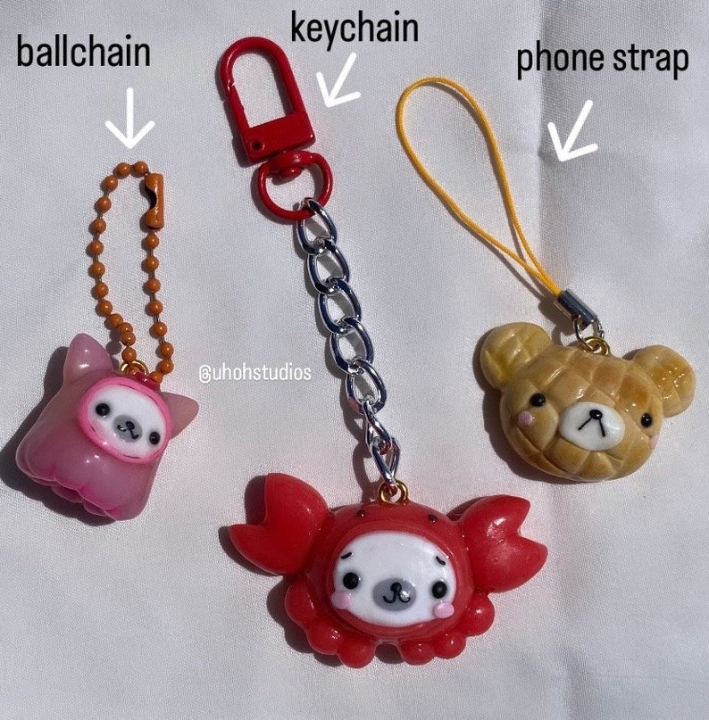 Rilakkuma Polymer Clay Charm - Etsy