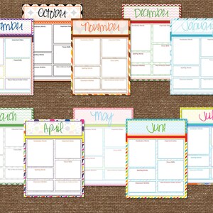 Girl Scouts Newsletter Printable / Colorful Monthly Newsletter Package ...