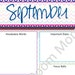 Colorful September Newsletter / Monthly or Weekly Newsletter Template ...
