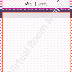 Colorful, Fun "from the Desk Of..." / Teacher Stationery / Instant ...