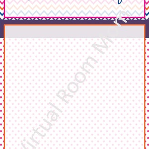 Colorful, Fun "from the Desk Of..." / Teacher Stationery / Instant ...