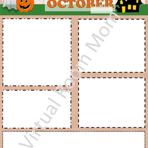 October Newsletters / Monthly or Weekly Newsletter Templates / Instant ...