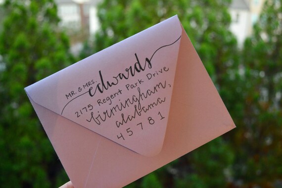 Handwritten Return Addresses | Etsy