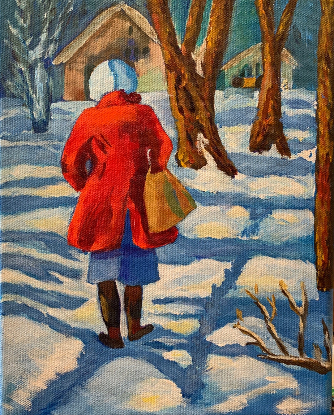 Aunt Edna, 8 X 10, Unframed Acrylic Painting, Art - Etsy