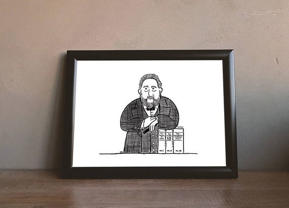Charles Spurgeon Original Art Signed Ready to Frame | Etsy