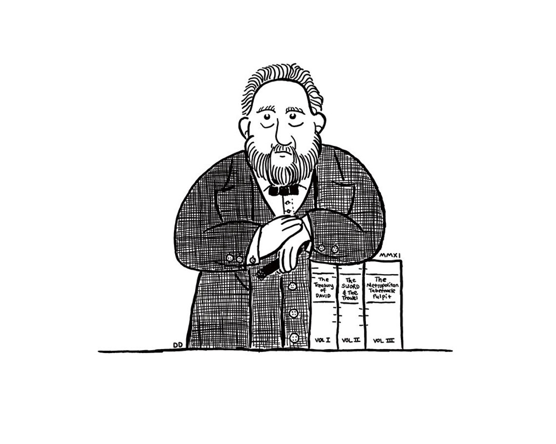 Charles Spurgeon Original Art Signed Ready to Frame - Etsy